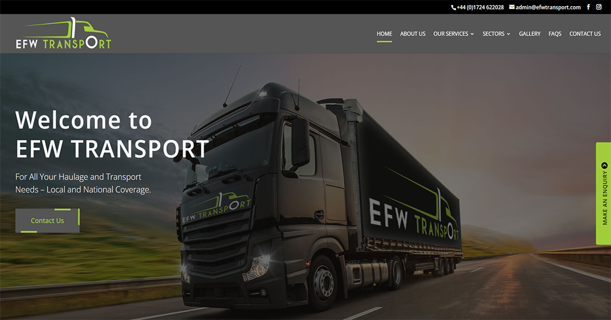 EFW Transport Scunthorpe - Independent Logistics Company